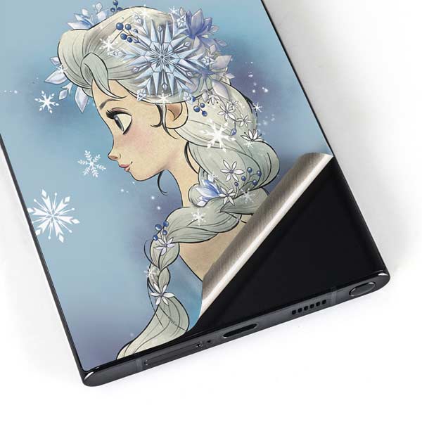 Galaxy S25 Ultra Disney Frozen Elsa Side Portrait Art Skin | Skinit