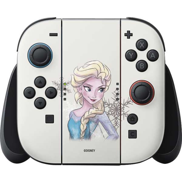 Disney Frozen Elsa Snowflakes Art Nintendo Switch 2 (2025) Joy-Con ...