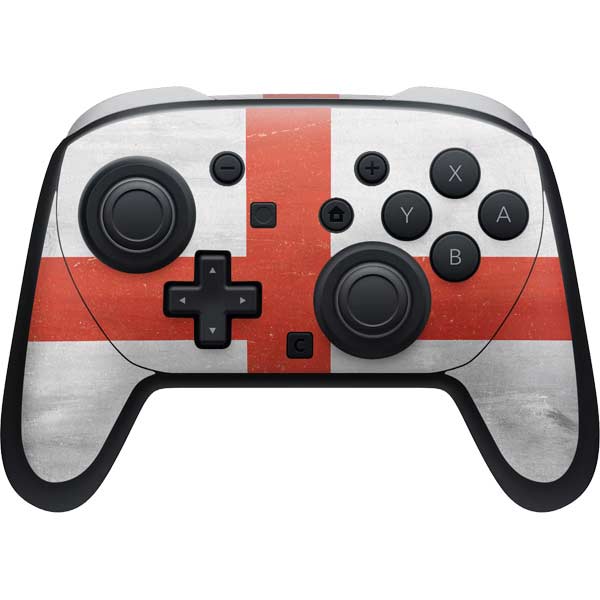 England Flag Distressed Nintendo Switch 2 (2025) Pro Controller Skin ...