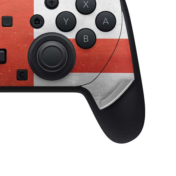 England Flag Distressed Nintendo Switch 2 (2025) Pro Controller Skin ...