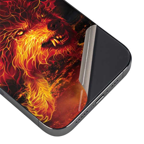 iPhone 16 Pro Max Fire Stalker Wolf by Tom Wood Skin | Decals | Wraps ...