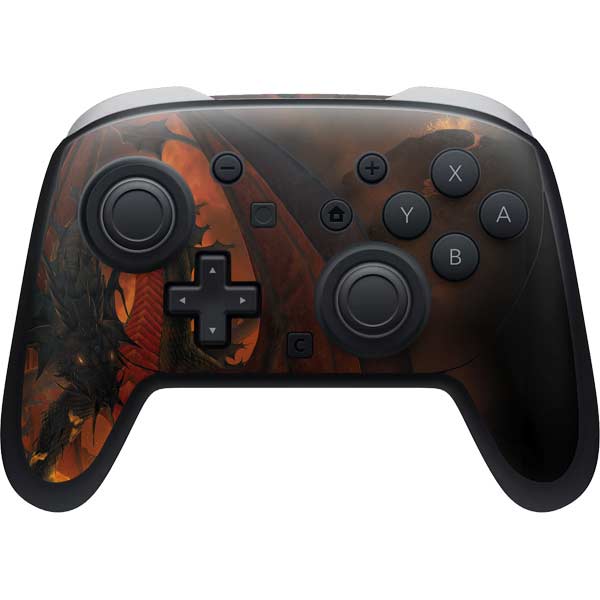Fireball Dragon by Vincent Hie Nintendo Switch 2 (2025) Pro Controller ...