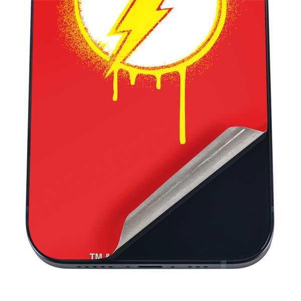iPhone 17 Pro Max DC Comics The Flash Emblem Drip Skin | Decals | Wraps ...