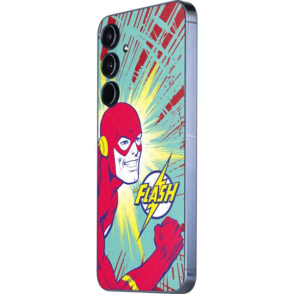 DC Comics The Flash Classic Art Smile Blast Galaxy A55 5G Skin| Phone ...