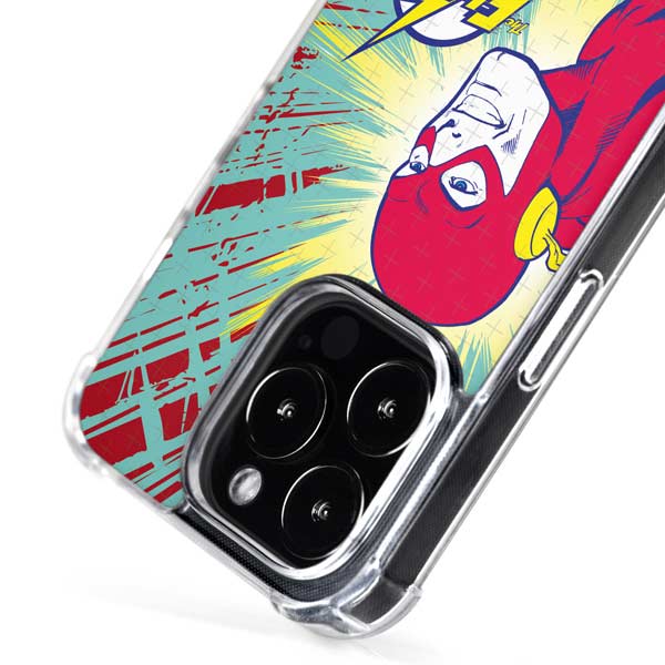 DC Comics The Flash Classic Art Smile Blast iPhone 16 Pro MagSafe Case ...