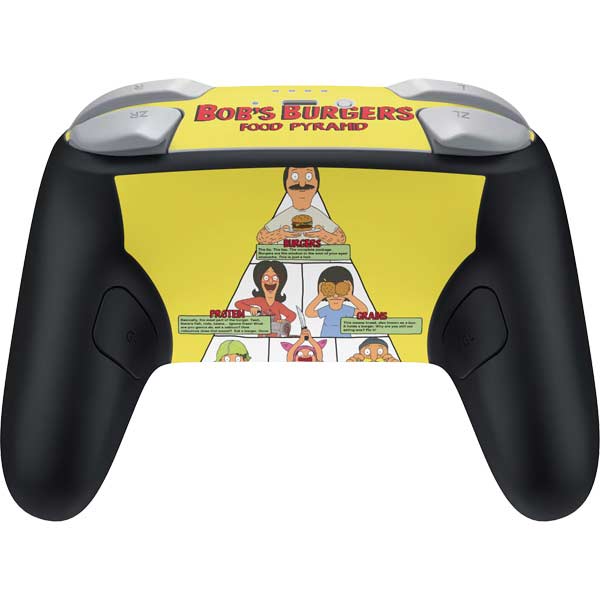 Bobs Burgers Food Pyramid Nintendo Switch 2 (2025) Pro Controller Skin ...