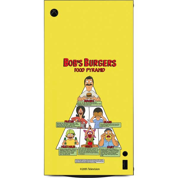 Bobs Burgers Food Pyramid Skin for the 2024 XBox Series X Digital ...