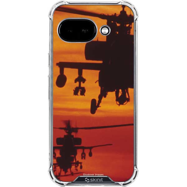 Four AH-64 Apache Helicopters Google Pixel 9a Clear Case | Clear Phone ...