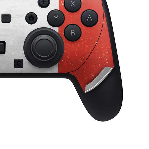 French Flag Distressed Nintendo Switch 2 (2025) Pro Controller Skin ...