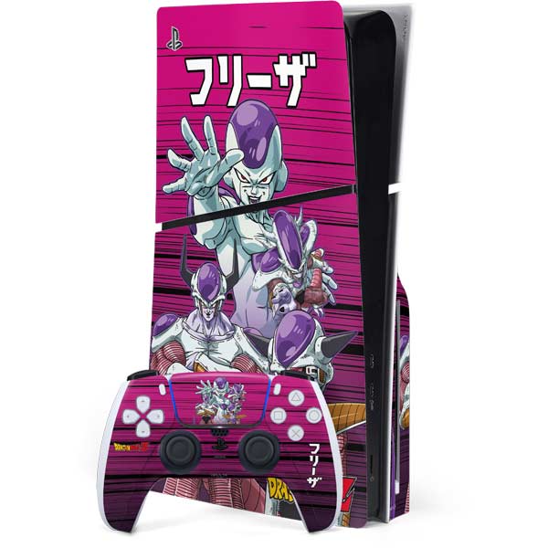Dragon Ball Z Frieza Evolution Skin for PS5 Slim Disk Bundle - Skinit