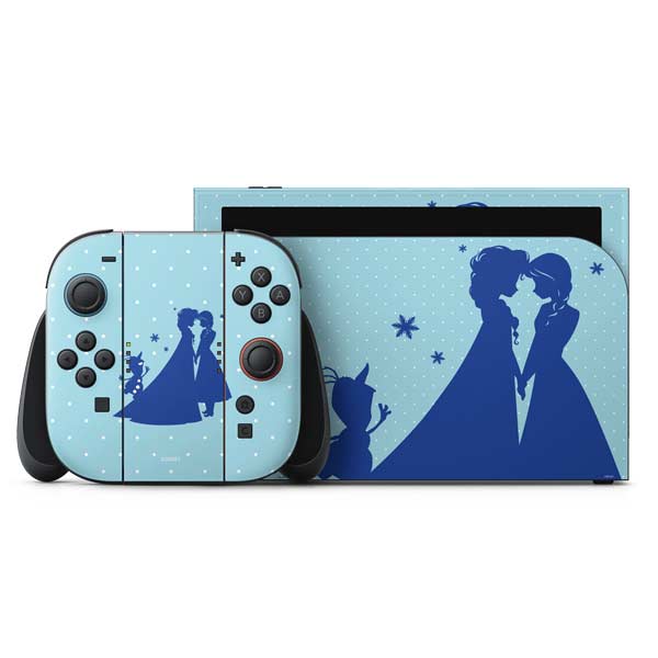 Frozen Silhouettes Nintendo Switch 2 (2025) with Joy-Con Skin | Skinit