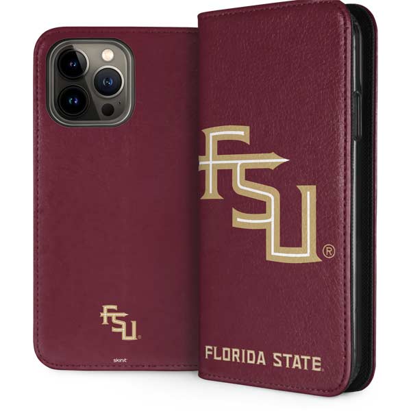 FSU Seminoles Maroon iPhone 15 Pro Max Folio Case | iPhone 15 Pro Phone ...