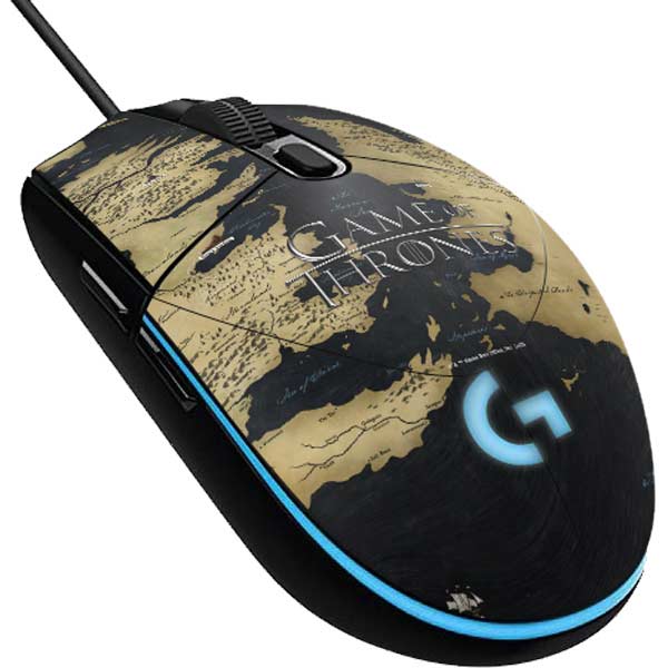 Game of Thrones: Westeros Map G203 Prodigy RGB Wired Gaming Mouse Skin ...
