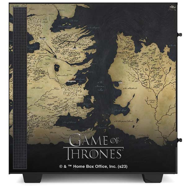 Game of Thrones: Westeros Map NZXT H510 Compact ATX Mid-Tower Case Skin ...