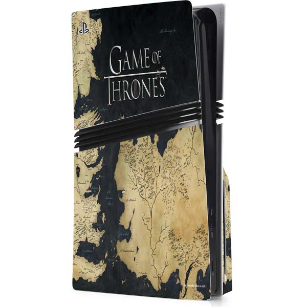 Game of Thrones: Westeros Map Skin for PS5 Pro Console with Disk Drive ...