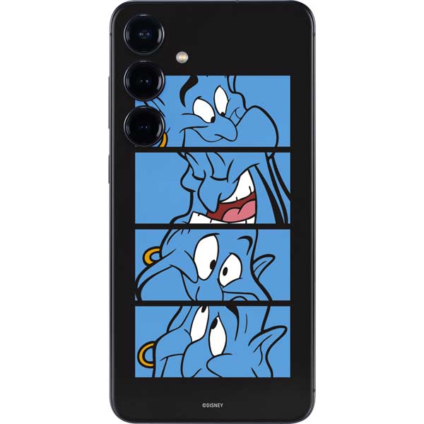 Galaxy S25 Disney Aladdin Genie Faces Grid Skin | Skinit