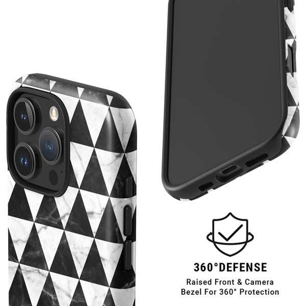 Geometric Marble Apple iPhone 16 Pro Magsafe Impact Case | Maximum ...