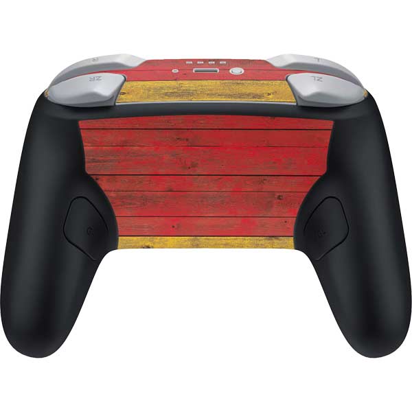 German Flag Dark Wood Nintendo Switch 2 (2025) Pro Controller Skin | Skinit