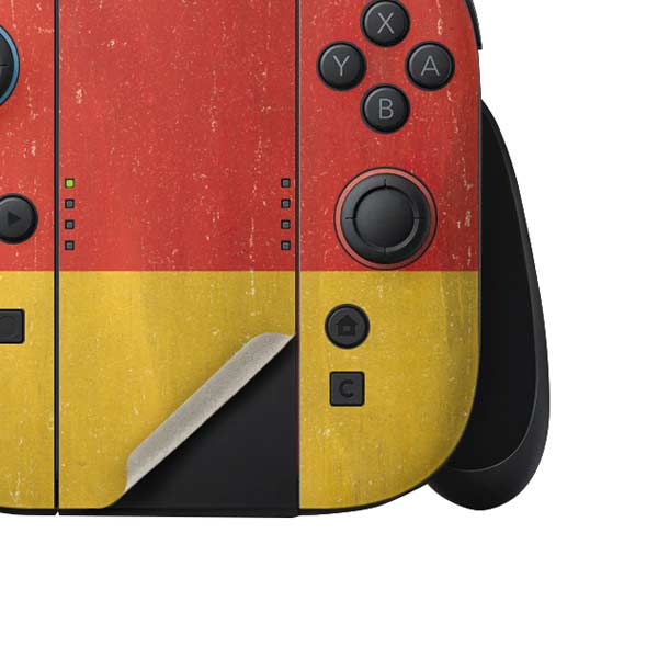 German Flag Distressed Nintendo Switch 2 (2025) Joy-Con Controller Skin ...