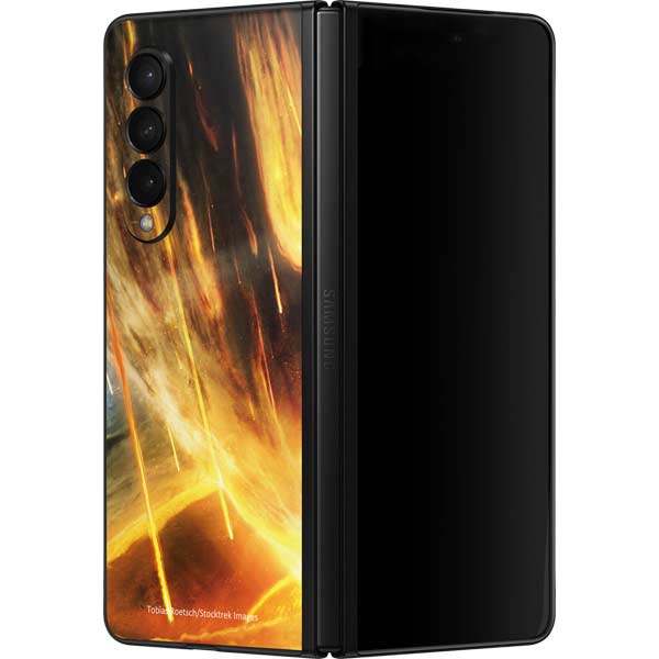 Giant Asteroid Collides with Planet Earth Skin for Galaxy Z Fold3 5G ...