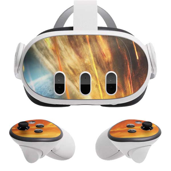 Giant Asteroid Collides with Planet Earth Meta Quest 3 Skin | Decals ...