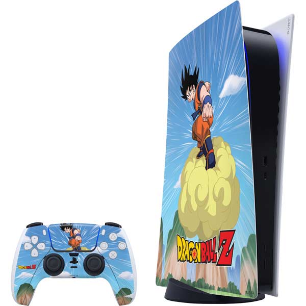 Goku and Nimbus PS5 Digital Edition Console & Controller Skins | Skinit