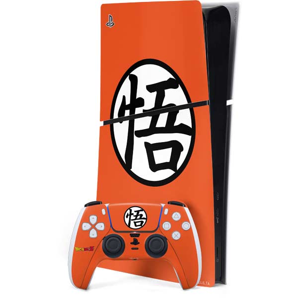 Dragon Ball Z Goku Iconic Kanji Symbol PS5 Slim Digital Edition Console ...