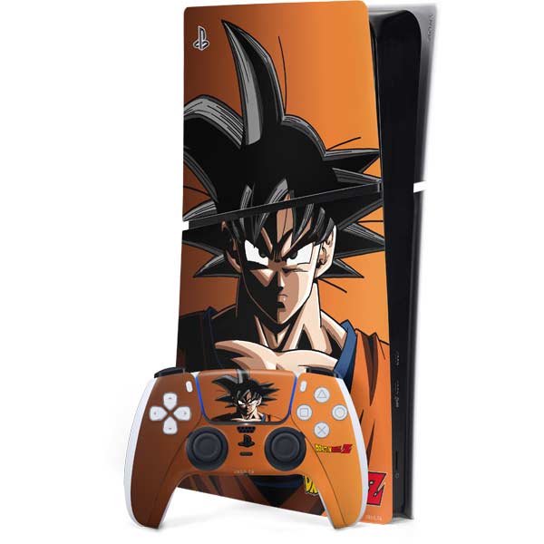 Dragon Ball Z Goku Portrait PS5 Slim Digital Edition Console ...