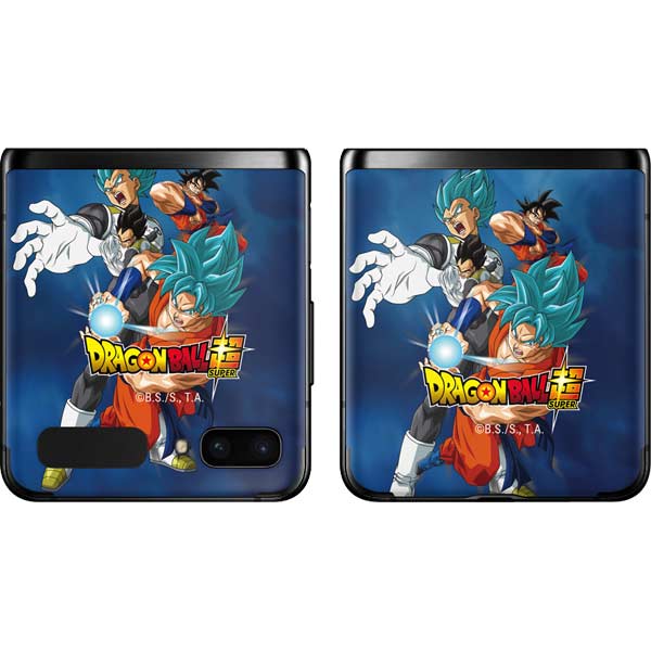 Dragon Ball Super Goku Vegeta Super Ball Galaxy Z Flip Skin – Skinit