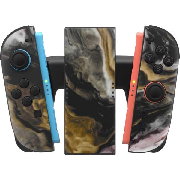 Gold Blush Marble Ink Nintendo Switch 2 (2025) Joy-Con Controller Skin ...