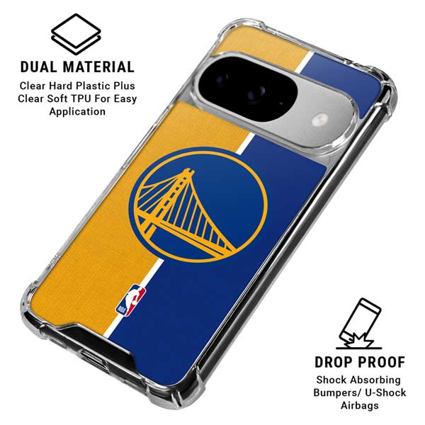 NBA Golden State Warriors Canvas Google Pixel 10 Clear Case | Clear ...