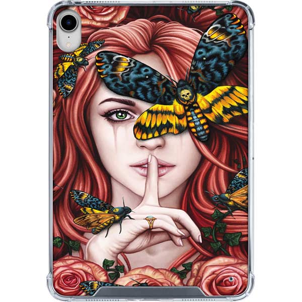 Gothic Woman and Death Moth Butterflies by Sarah Richter iPad 11th Gen ...