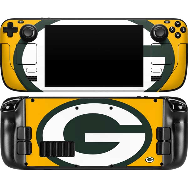 NFL Green Bay Packers Large Logo Steam Deck Handheld Gaming Computer ...