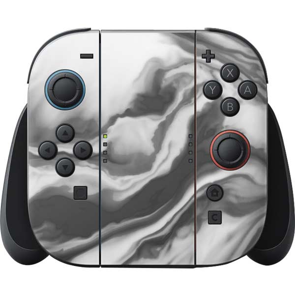 Grey Marble Ink Nintendo Switch 2 (2025) Joy-Con Controller Skin | Skinit