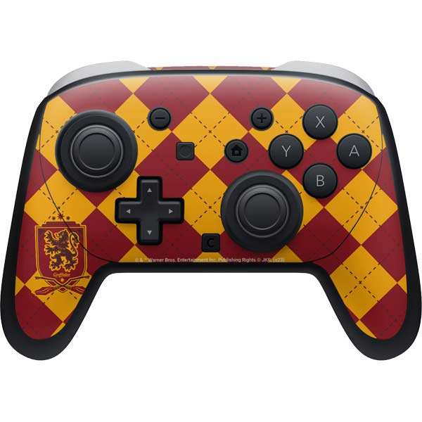 Wizarding Worlds Harry Potter Gryffindor Huse Crest Nintendo Switch 2 (2025) Pro Controller Skin ...