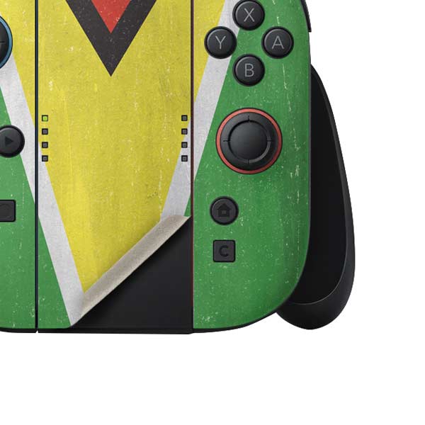Guyana Flag Distressed Nintendo Switch 2 (2025) Joy-Con Controller Skin ...