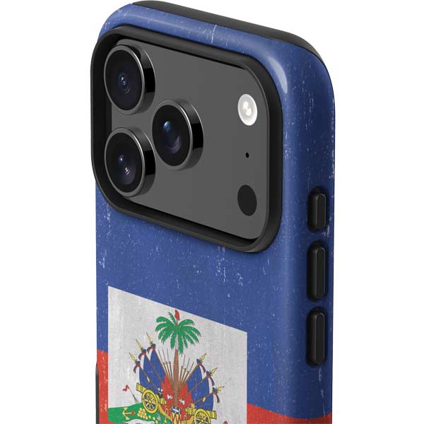 iPhone 17 Pro Max Haitian Flag Distressed Impact Case | Maximum ...