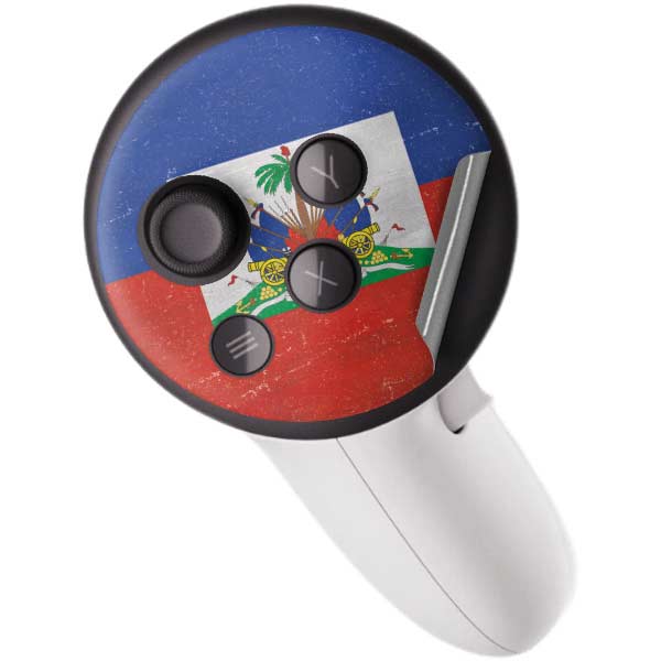 Haitian Flag Distressed Meta Quest 3S Skin | Decals | Wraps | Skinit