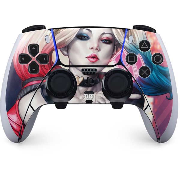 Harley Quinn Animated PS5 DualSense Edge Pro Controller Skin – Skinit