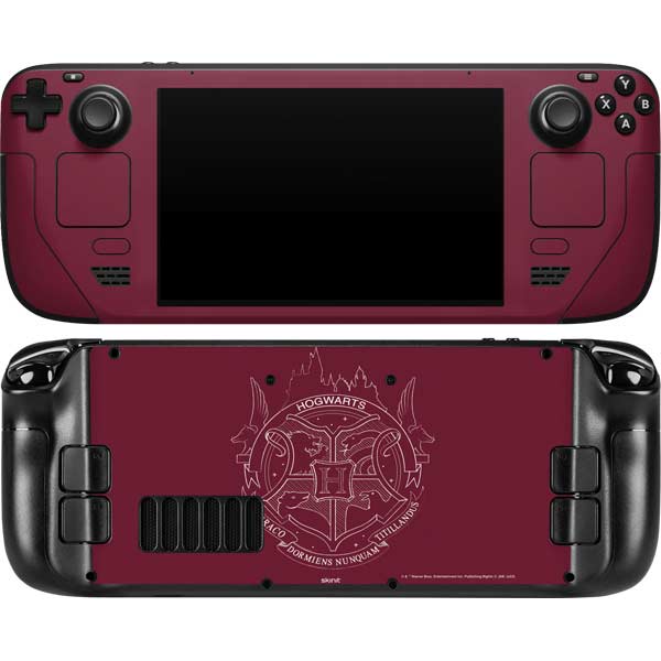 Wizarding Worlds Harry Potter Hogwarts Crest Steam Deck Handheld Gaming ...
