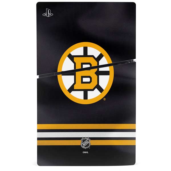 NHL Boston Bruins Home Jersey Skin for PS5 Slim Disk Bundle - Skinit