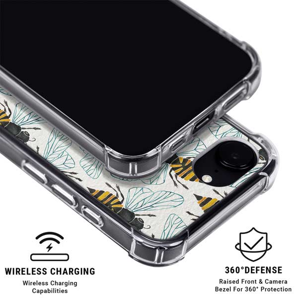 Honey Bee by Cat Coq iPhone 16e MagSafe Case | Skinit