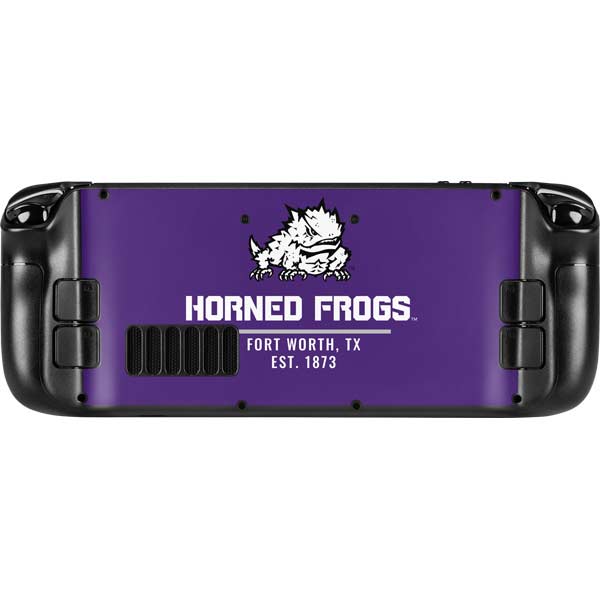 Horned Frogs Fort Worth Steam Deck Handheld Gaming Computer Skin – Skinit