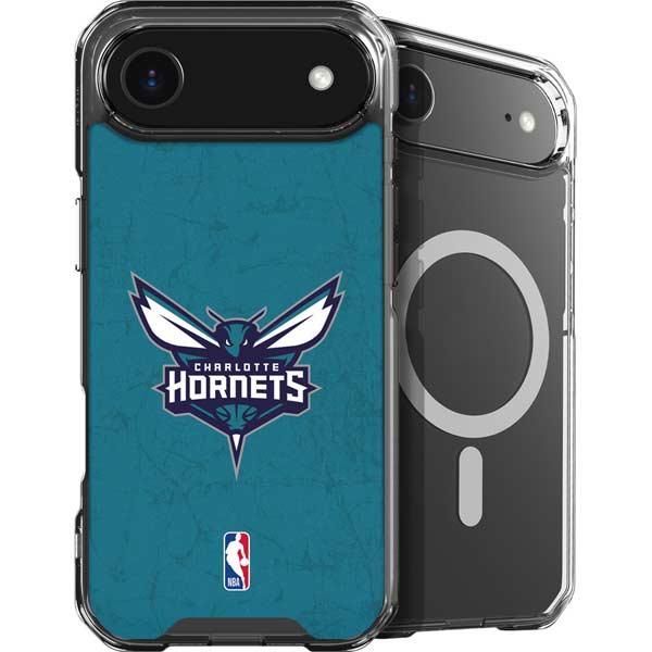 NBA Charlotte Hornets Distressed iPhone 17 Air MagSafe Case | Skinit