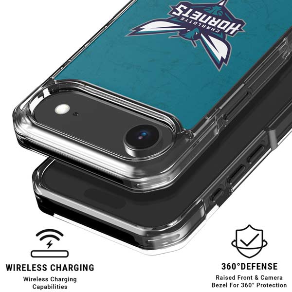 NBA Charlotte Hornets Distressed iPhone 17 Air MagSafe Case | Skinit