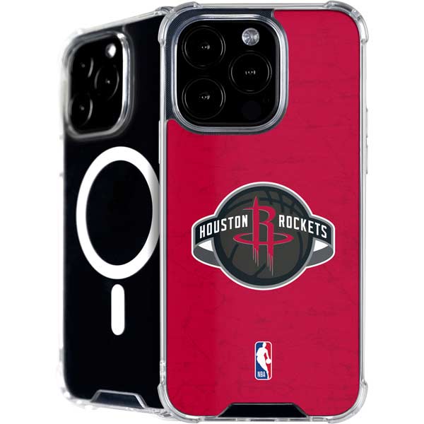 NBA Houston Rockets Distressed iPhone 16 Pro Max MagSafe Case | Skinit