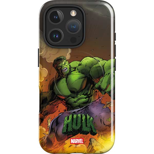 Marvel Hulk Smash Apple iPhone 16 Pro Max Magsafe Impact Case | Maximum ...
