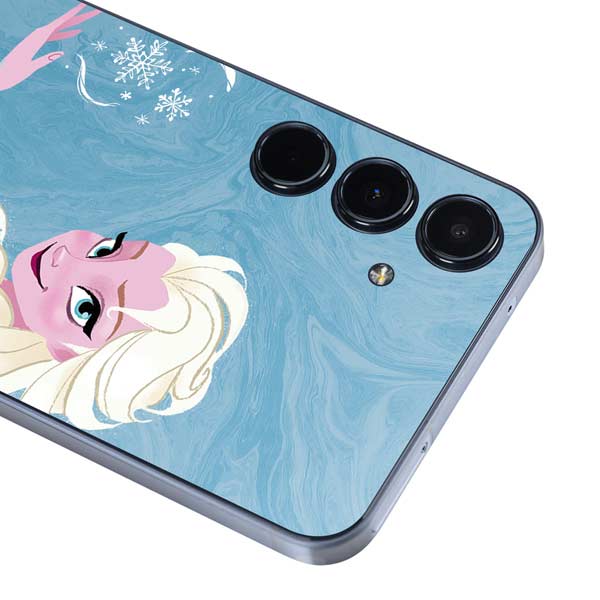 Disney Frozen Ice Blue Elsa Art Galaxy A55 5G Skin| Phone Skins – Skinit
