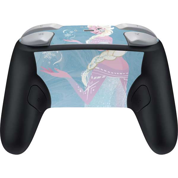 Disney Frozen Ice Blue Elsa Art Nintendo Switch 2 (2025) Pro Controller ...