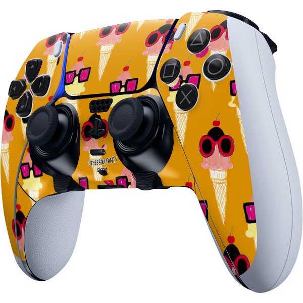 Ice Cream with Shades PS5 DualSense Edge Pro Controller Skin – Skinit